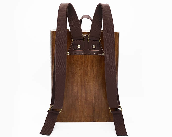 Wooden Backpack Fits A4 Size Paper FeelGift