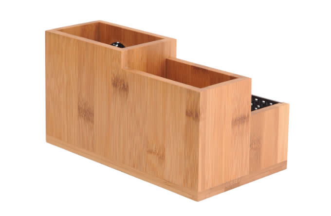 Bamboo Multi-Function Desktop Organizer - FeelGift